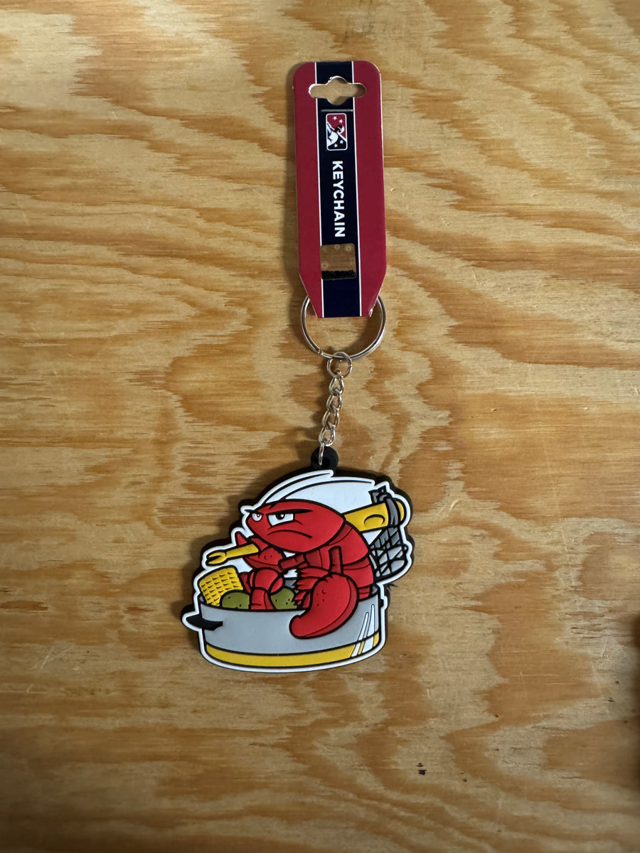Lobster Bake Logo PVC Keychain – Portland Sea Dogs